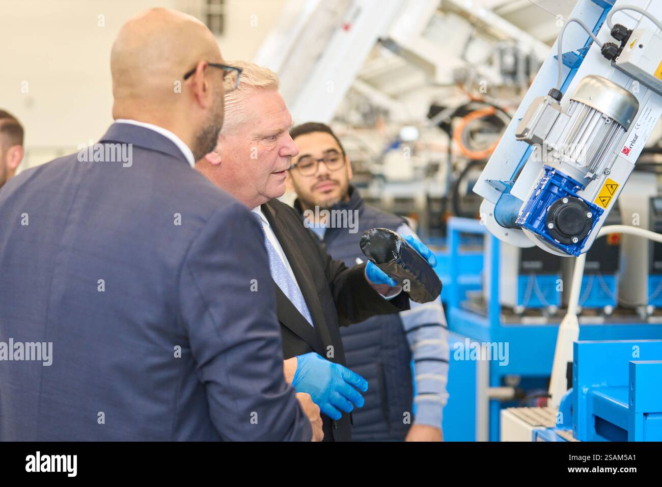 London, Canada. 30th Jan, 2025. Ontario PC Leader tours Starlim North ...