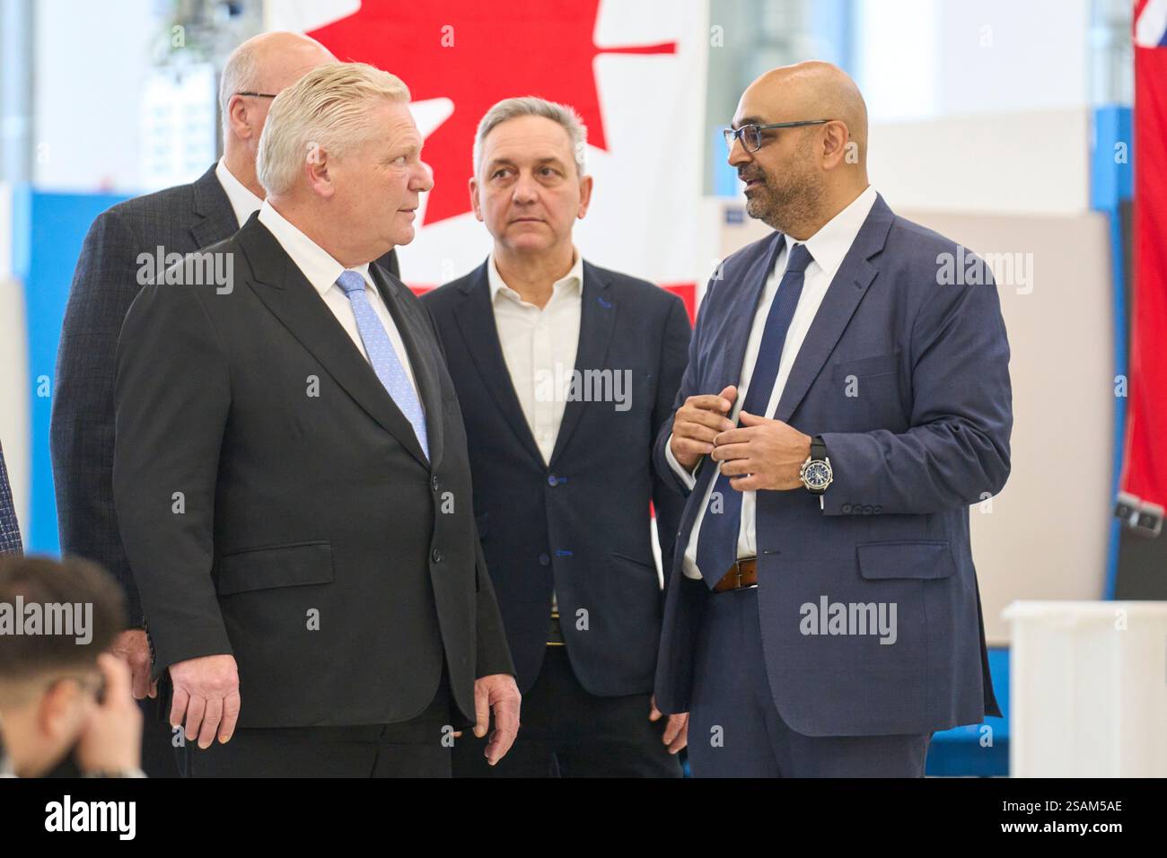 London, Canada. 30th Jan, 2025. Ontario PC Leader tours Starlim North ...
