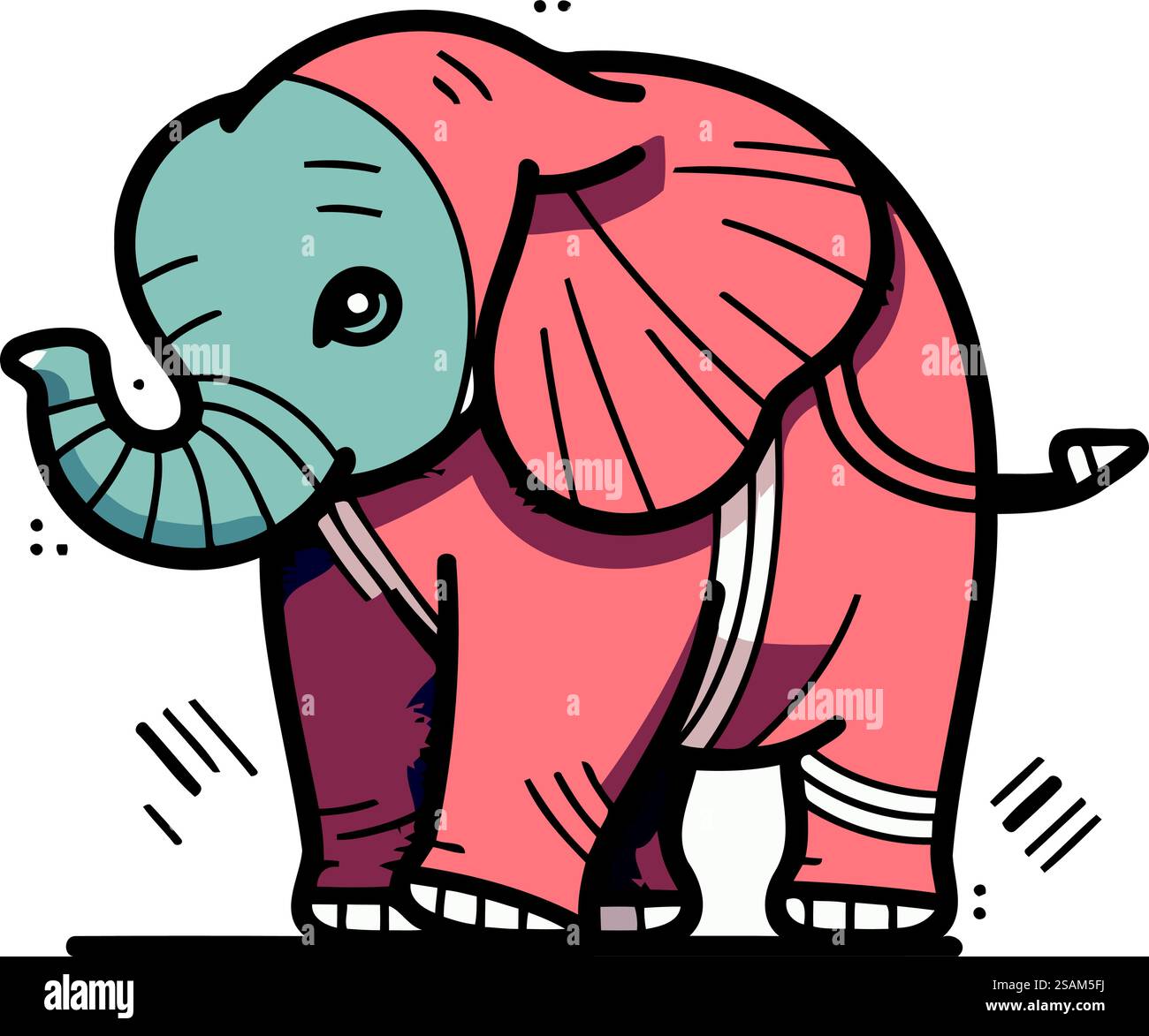 Comic elephant hi-res stock photography and images - Alamy
