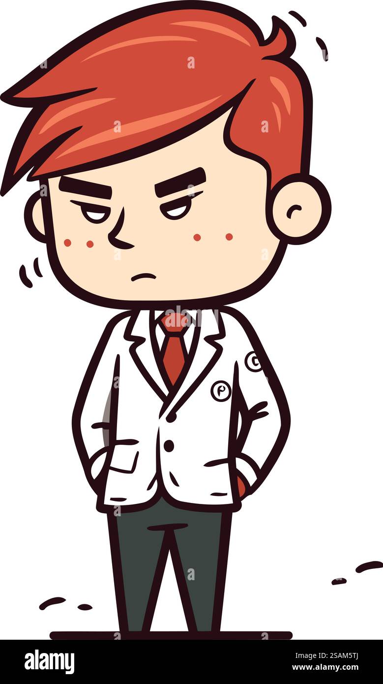 Redhead character Cut Out Stock Images & Pictures - Alamy