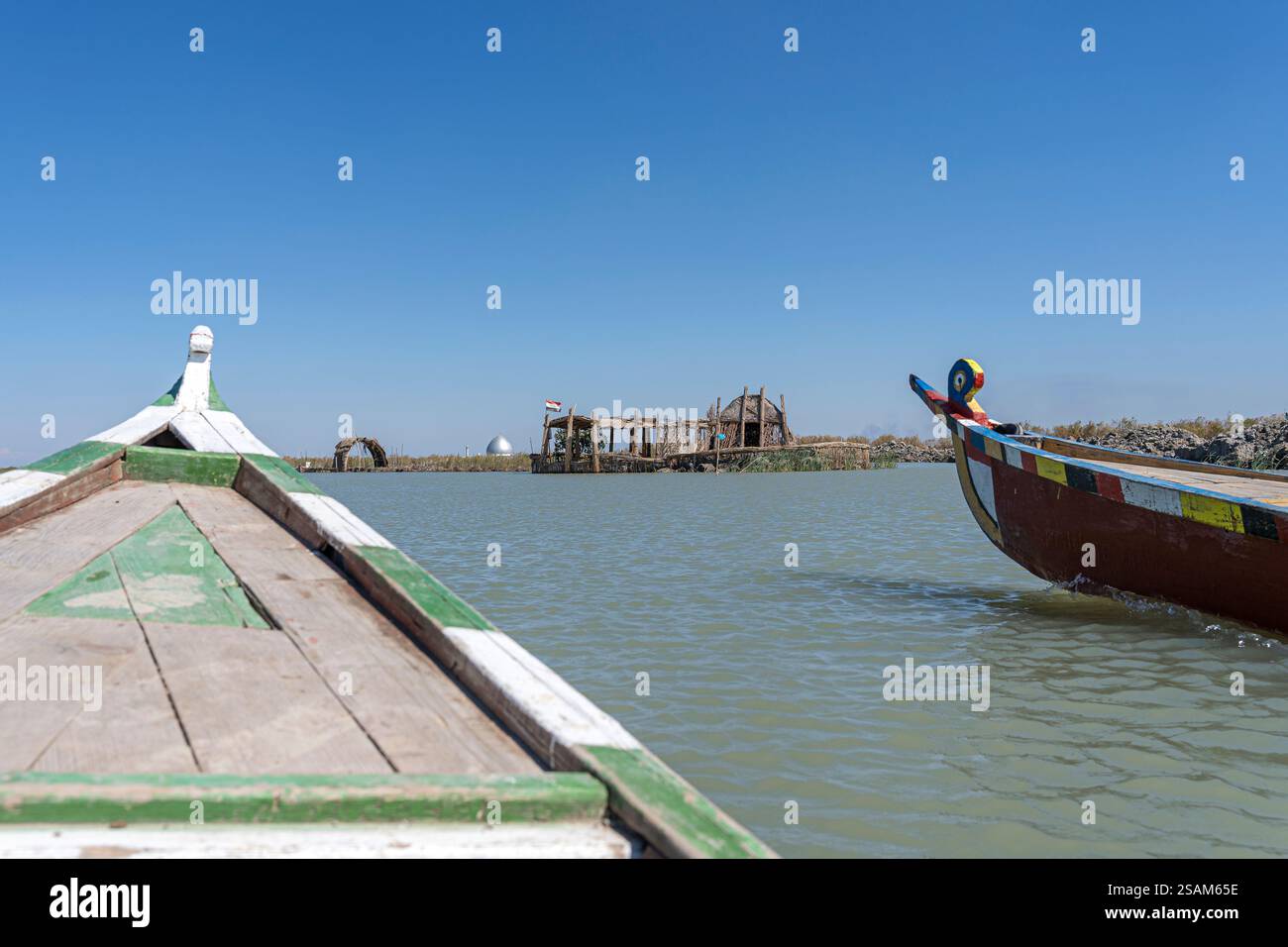 Boat trip in the Mesopotamian / Iraqi Marshes with the so called Marsh ...