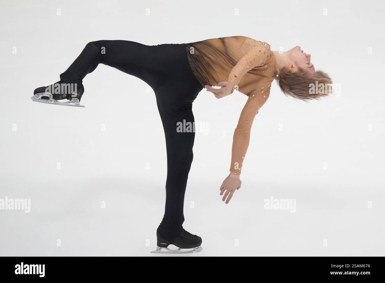 Daniel Grassl of Italy performs during the men's short program at the ...