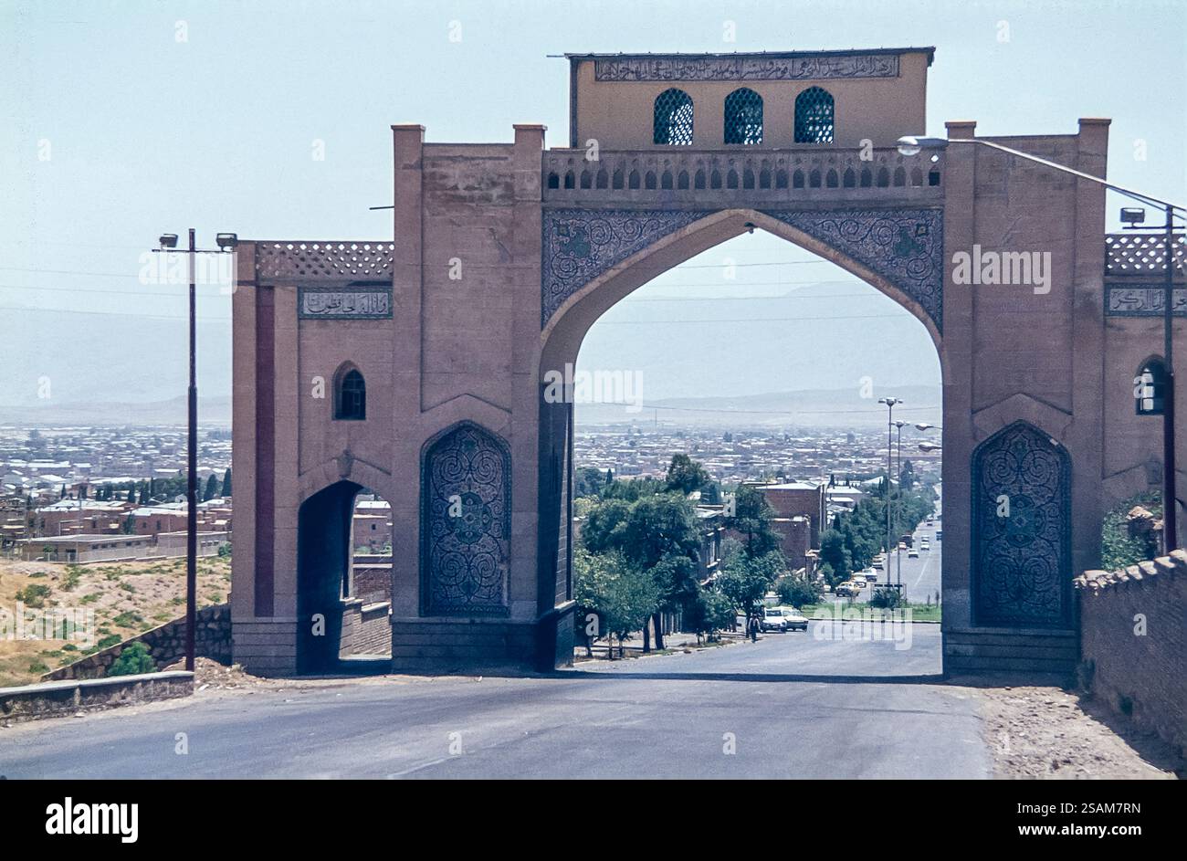 The image is of Shiraz, the 5th most populated city in Iran as it was ...