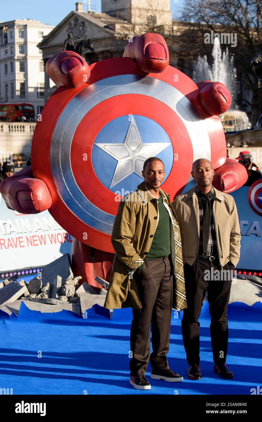 Anthony Mackie und Julius Onah beim Photocall zum Kinofilm 'Captain ...