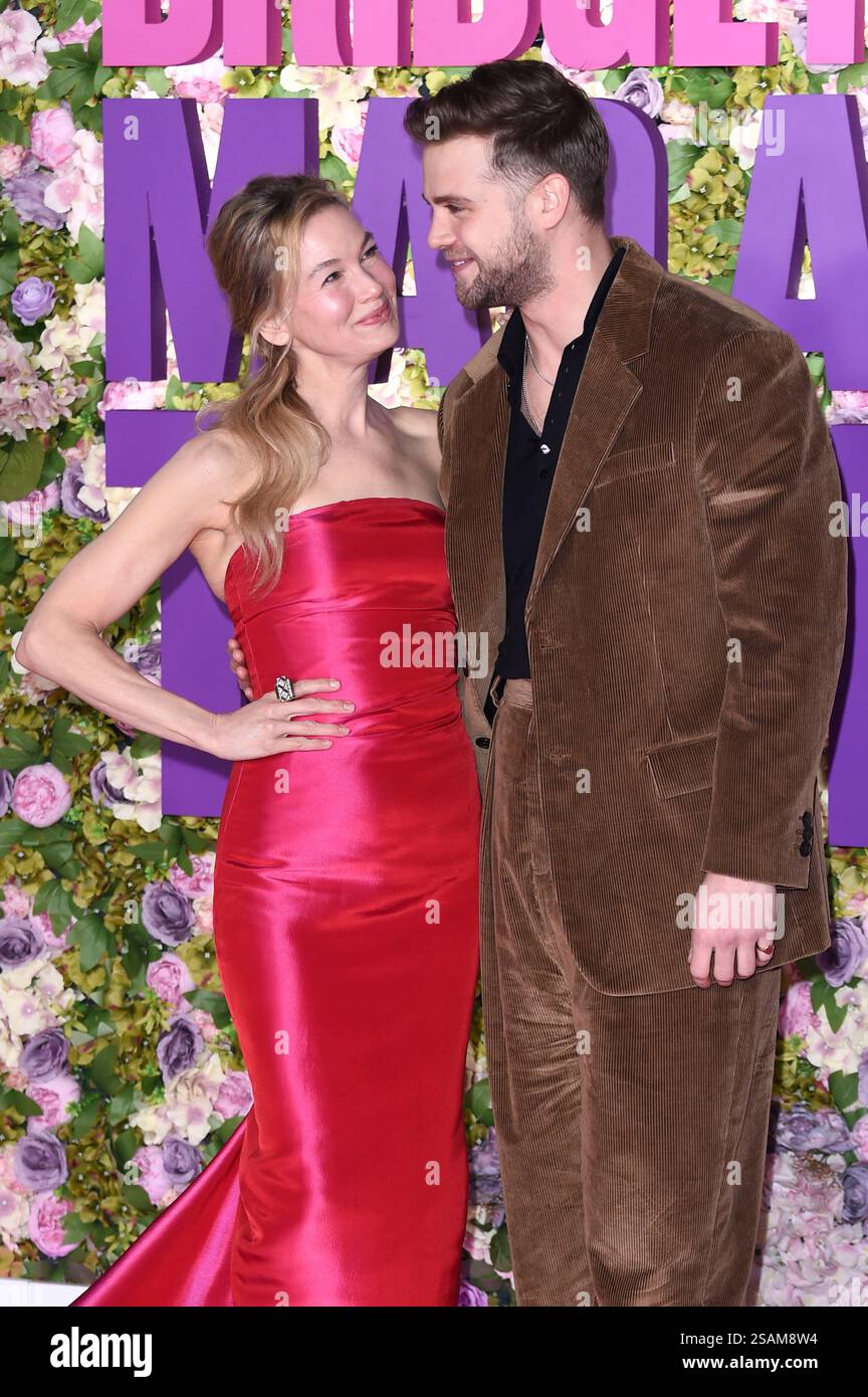 Renee Zellweger und Leo Woodall bei der Premiere des Kinofilms 'Bridget ...