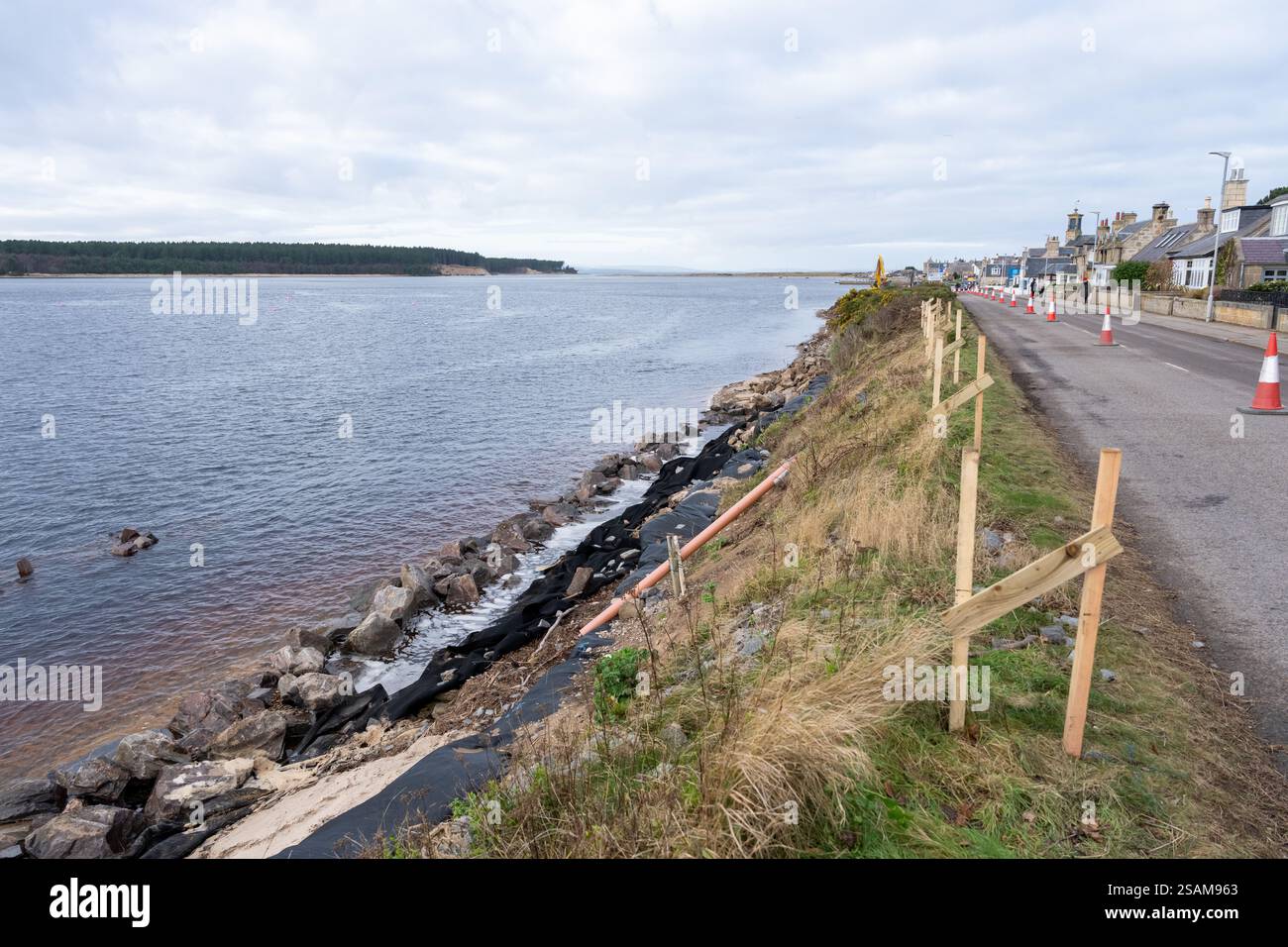 30 January 2025. Findhorn,Moray,Scotland. This is work being conducted ...