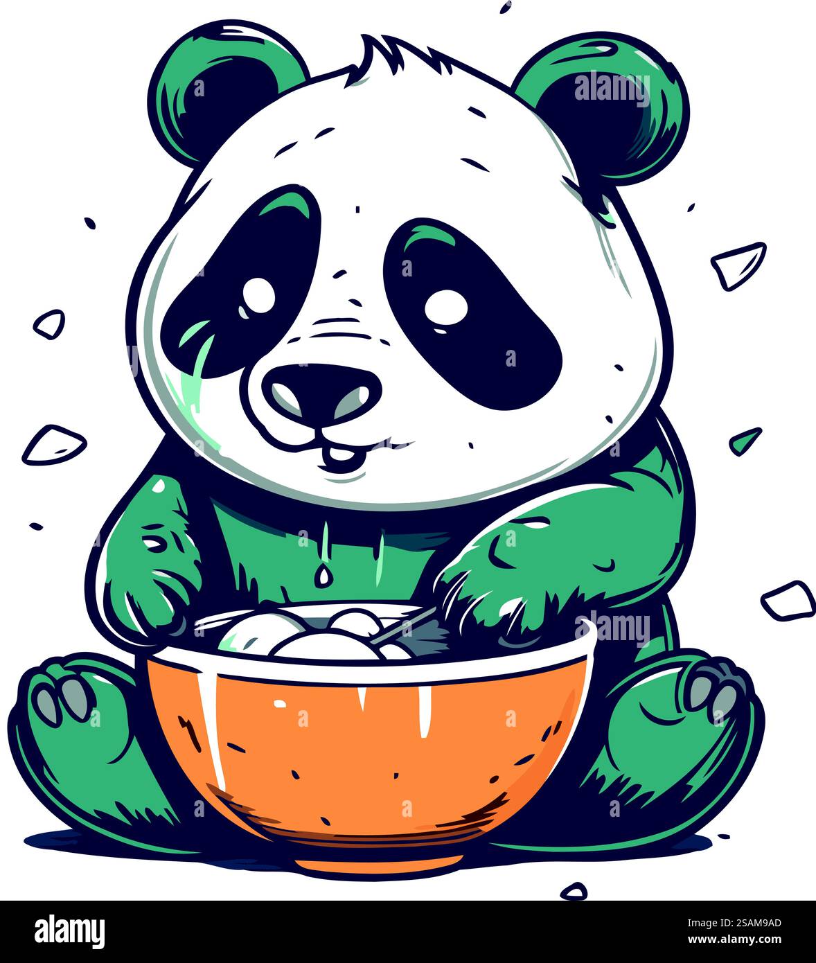 Baby cream mascot design Stock Vector Images - Alamy