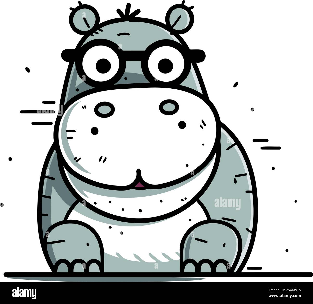 Cute line doodle big Stock Vector Images - Alamy
