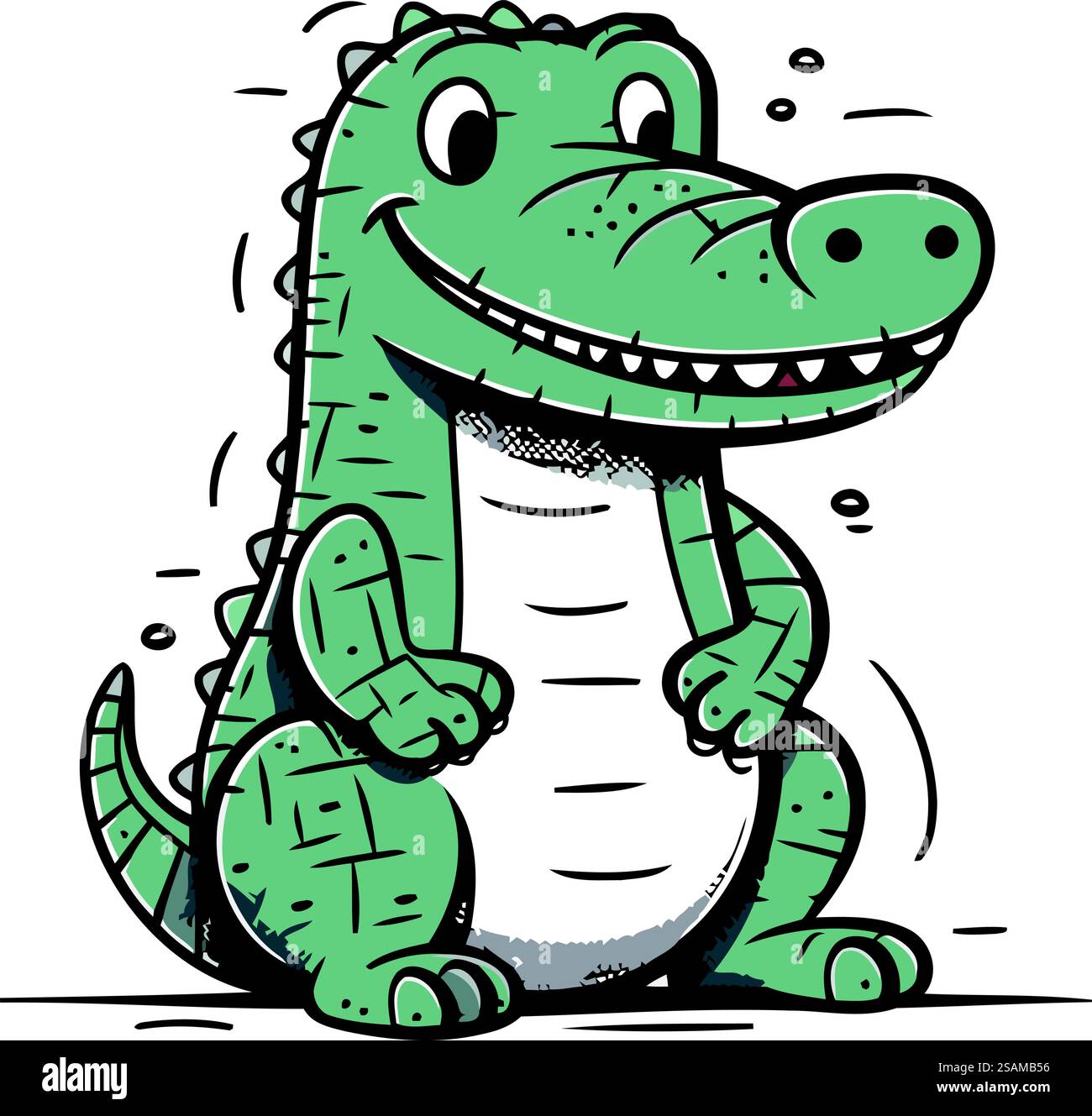 Crocodile fun vector cartoon Stock Vector Images - Alamy