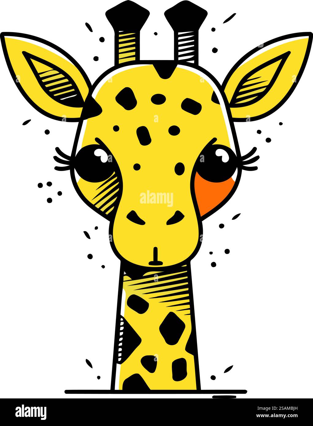 Giraffe head hi-res stock photography and images - Alamy