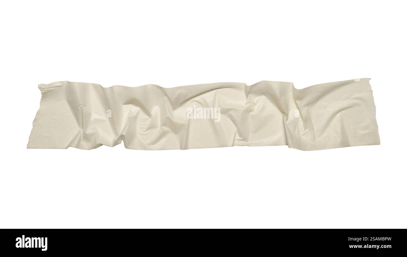 White paper construction scotch, shiny sticky strip of stationery tape ...