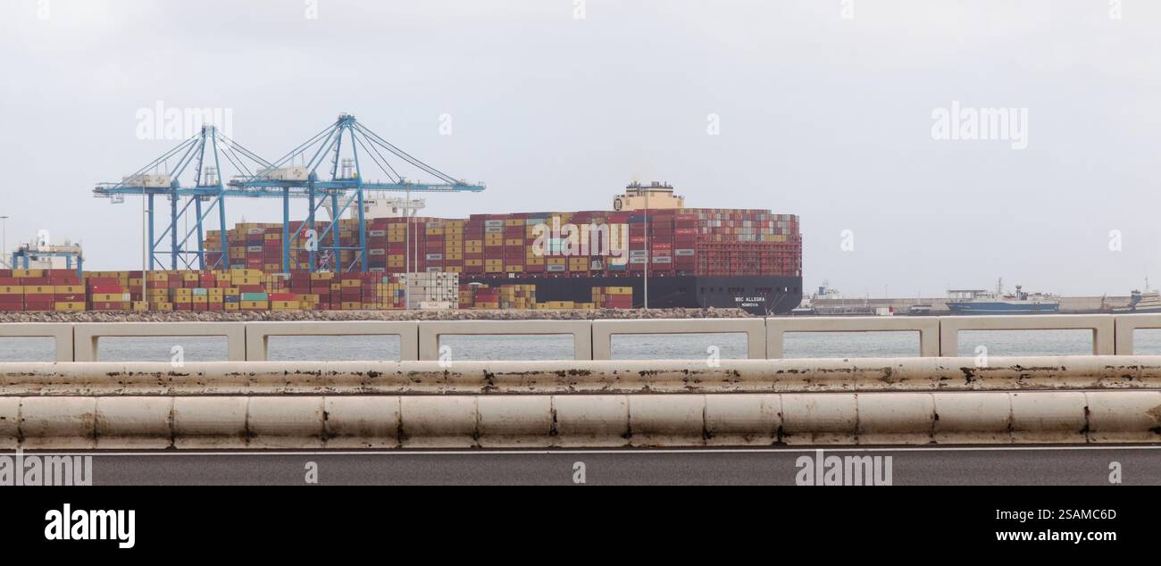 Las Palmas de Gran Canaria, Spain - January 30 2025: Ultra large ...