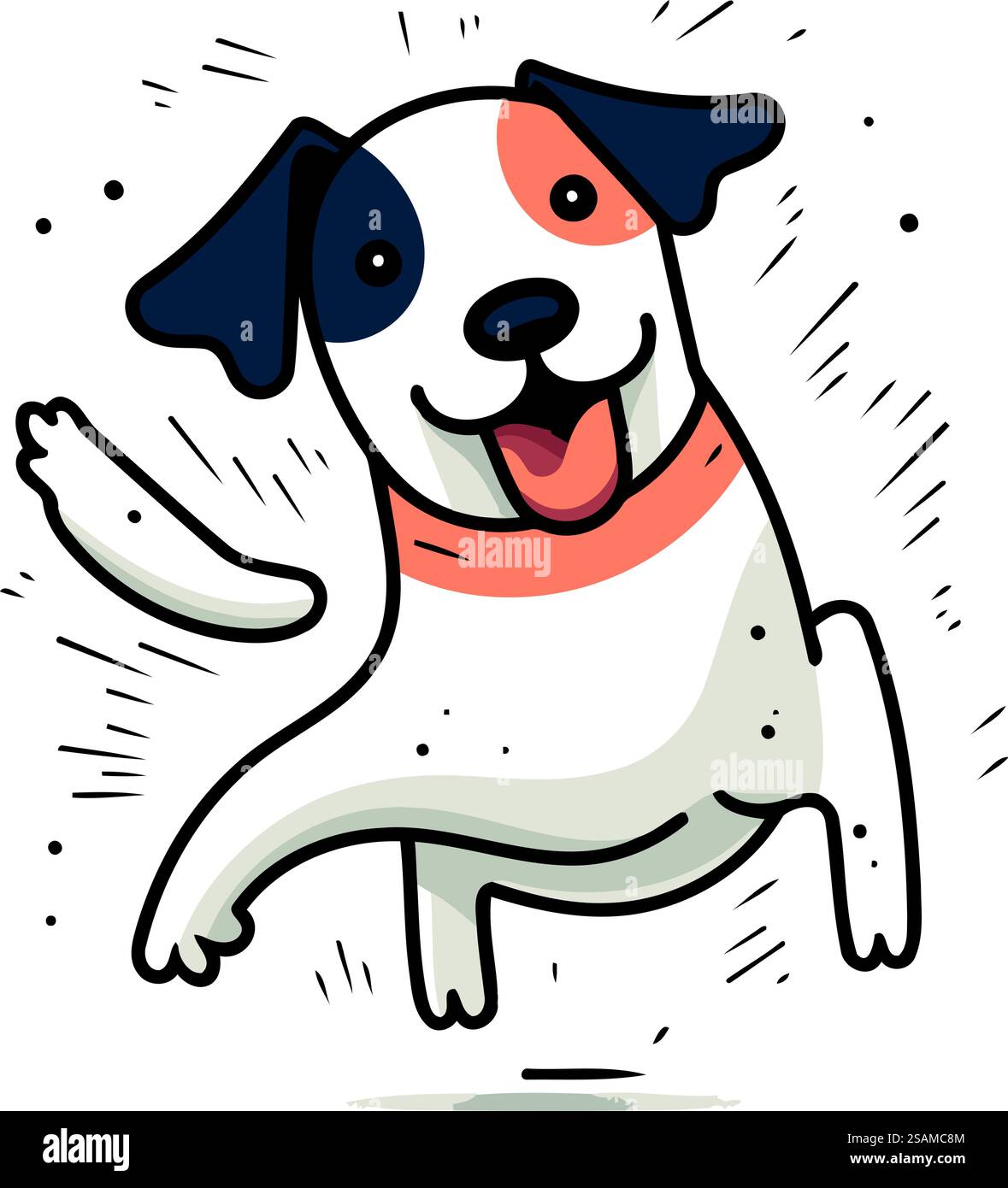 Terrier dog cartoon illustration hi-res stock photography and images ...