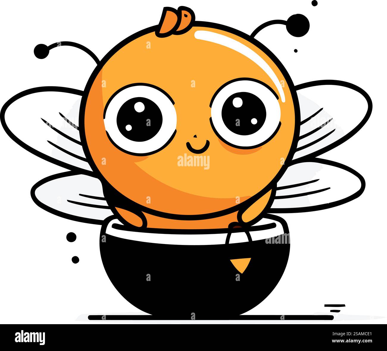 Honey bee in hive Cut Out Stock Images & Pictures - Alamy