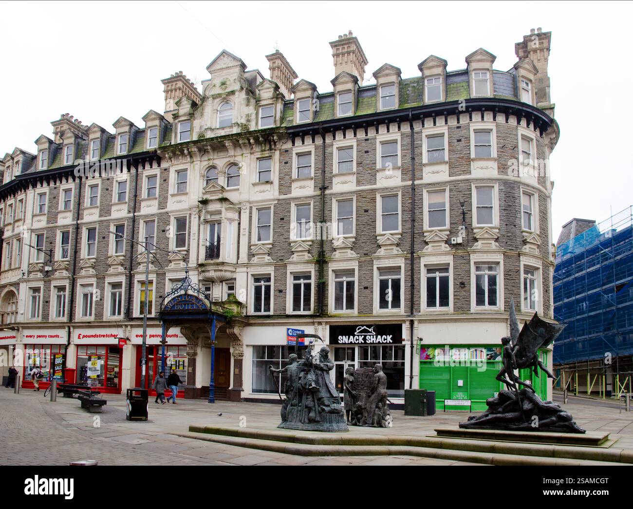 The Westgate Hotel Newport, a Grade II listed building and scene of the ...