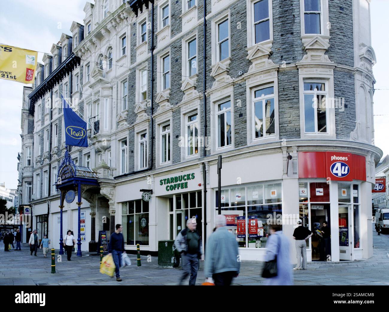 The Westgate Hotel Newport, a Grade II listed building and scene of the ...