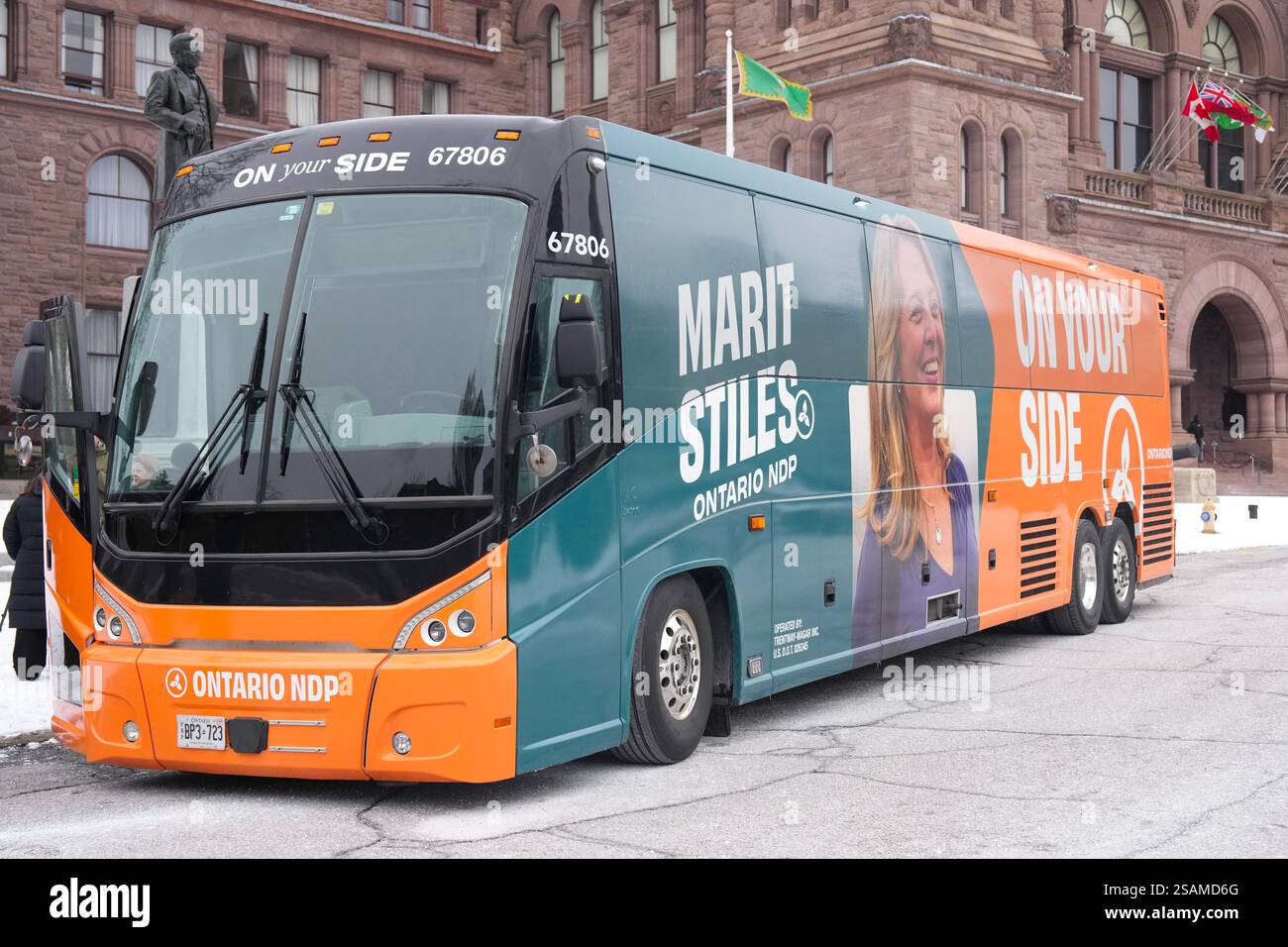 Toronto, Canada. 30th Jan, 2025. Ontario NDP leader Marit Stiles ...