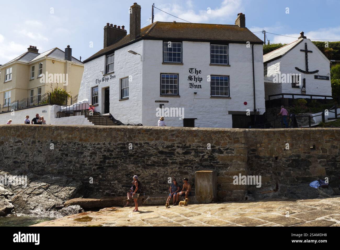 The Ship Inn Porthleven, Cornwall Stock Photo - Alamy