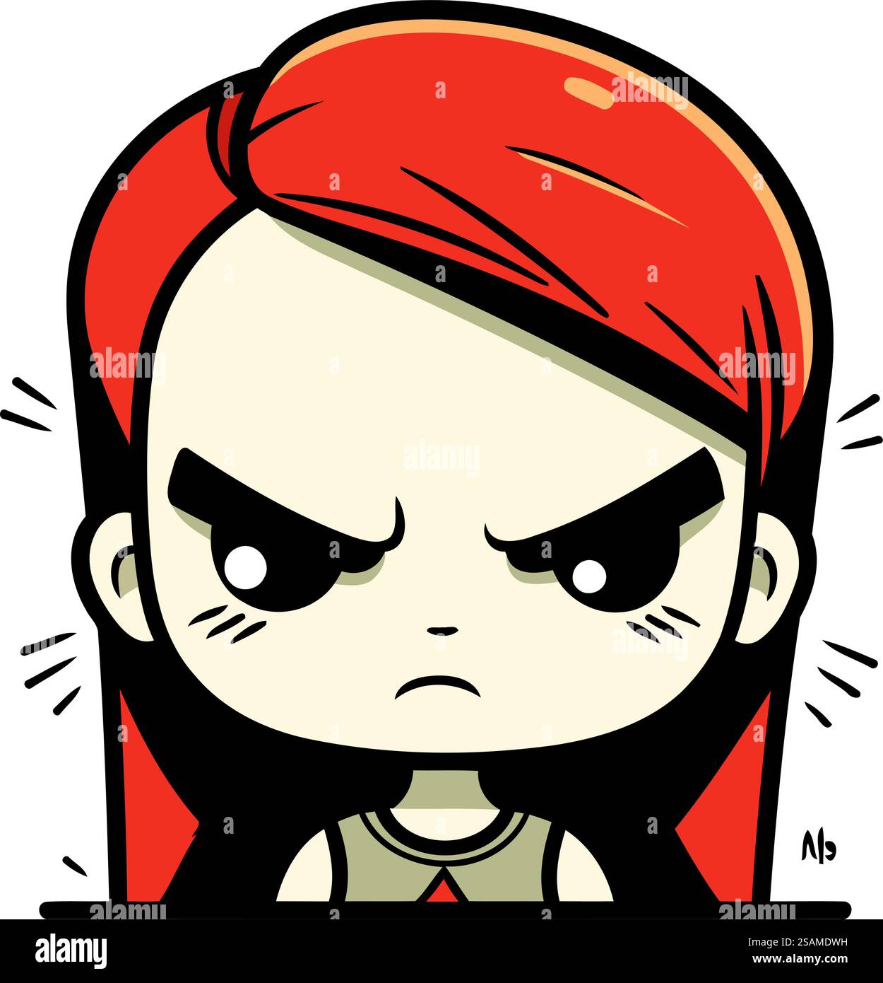 Red anger Stock Vector Images - Alamy