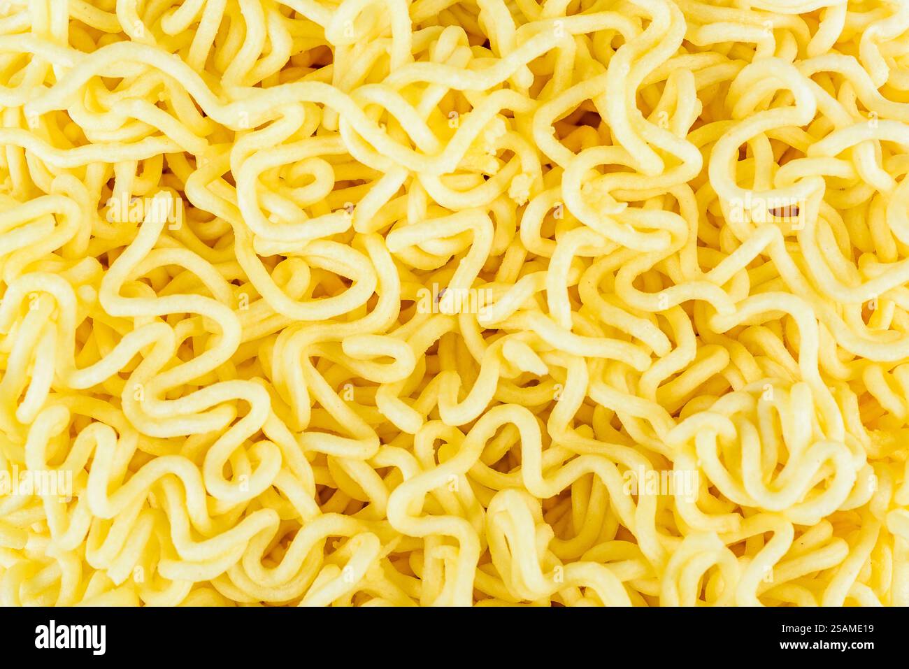 Full frame of instant noodles as background or texture. Fast food Stock ...