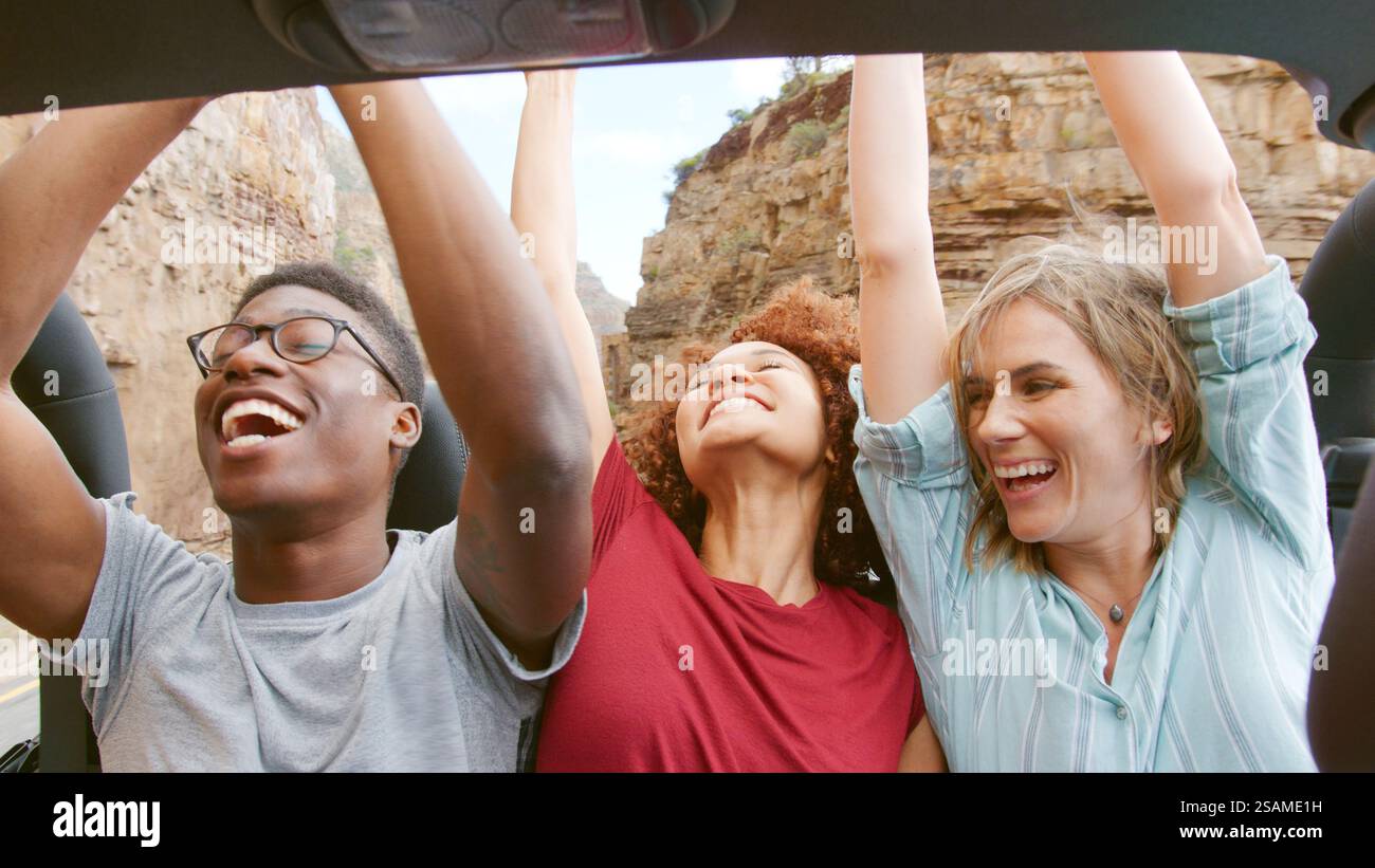 Passenger car driving top hi-res stock photography and images - Alamy