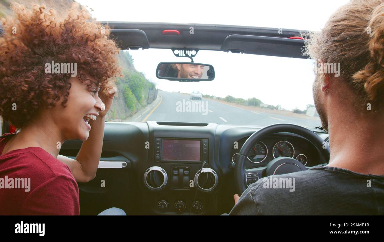 Passenger car driving top hi-res stock photography and images - Alamy