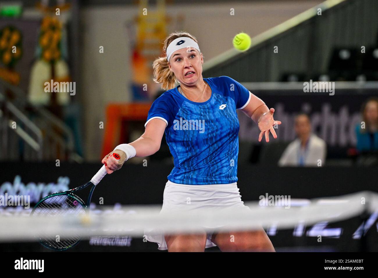 Linz, Austria. 30th Jan, 2025. LINZ, AUSTRIA -JANUARY 30: Anna Blinkova ...