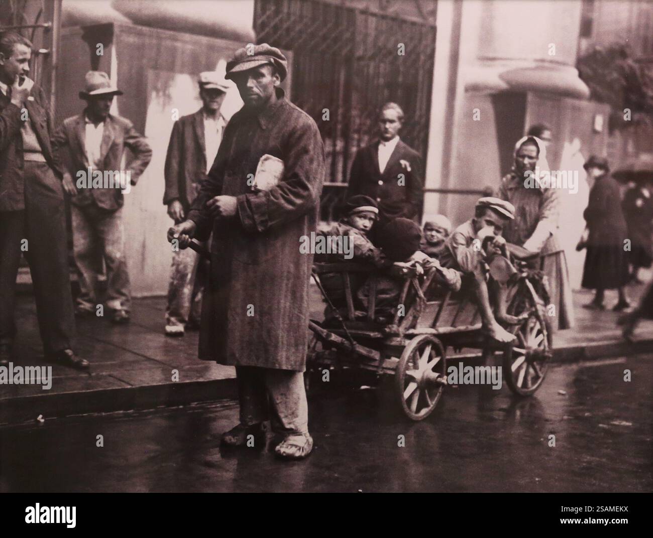 Poland. Exact place and author unknown. 1920s. A poverty-stricken ...