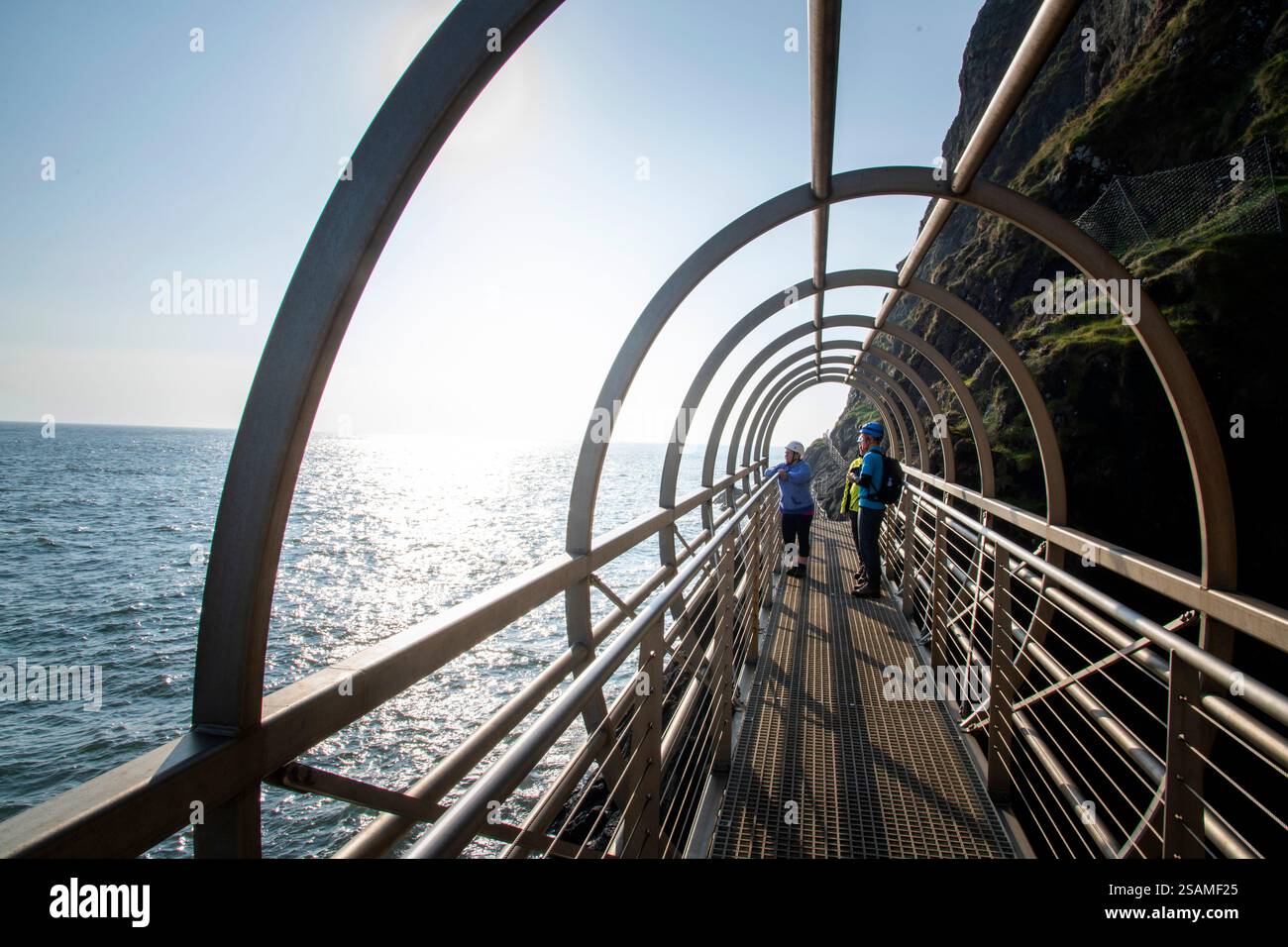 The Gobbins is a cliff-face running from Whitehead to Portmuck Harbour ...