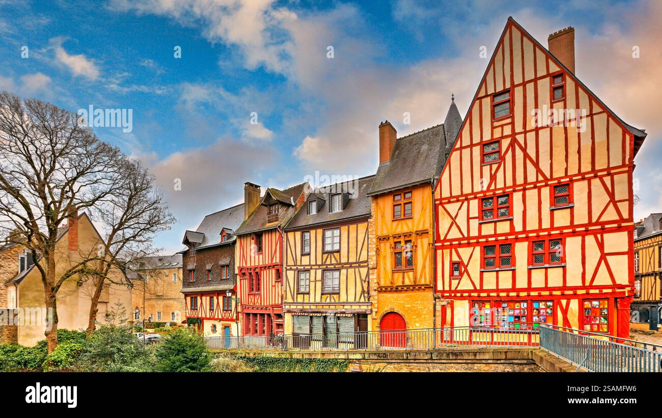 The medieval Plantagenet City in the heart of Le Mans Sarthe, Pays de ...