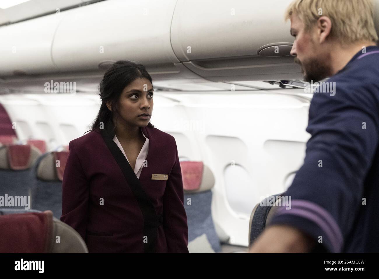 Fight or Flight Charithra Chandran & Josh Hartnett Stock Photo - Alamy