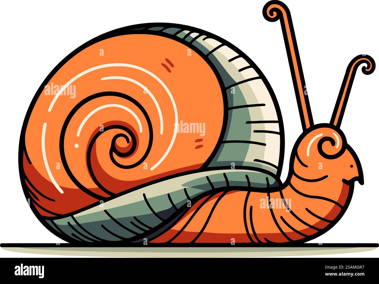 Snail icon. Cartoon illustration of snail vector icon for web design ...