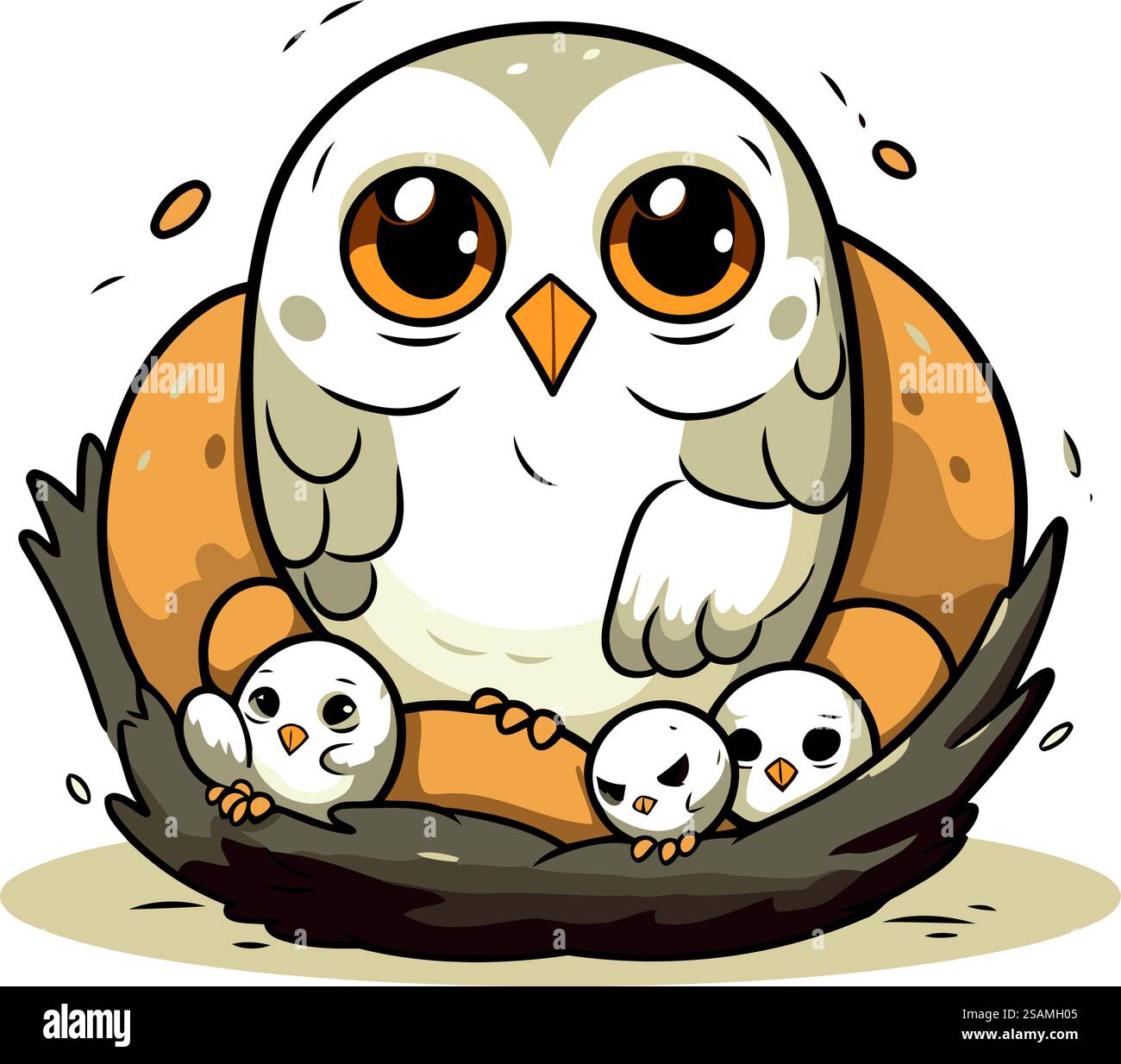 Baby owl in wild Cut Out Stock Images & Pictures - Alamy