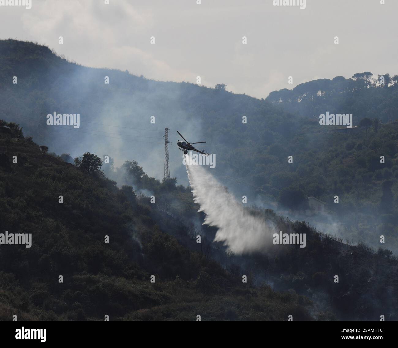 Effects of Climate Change forest, hill fires Stock Photo - Alamy
