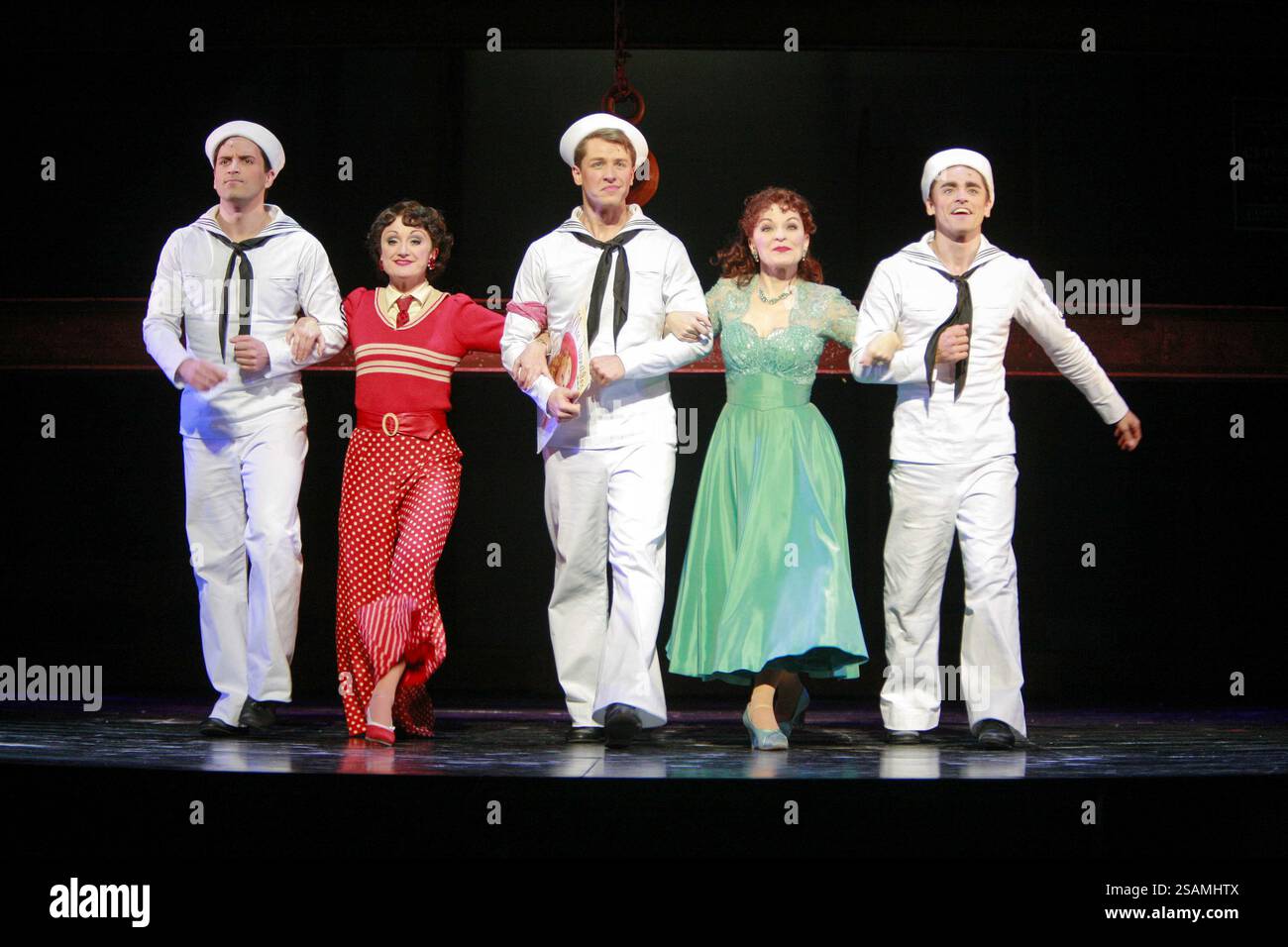 l-r: Sean Palmer (Chip), Caroline O'Connor (Hildy Esterhazy), Joshua ...