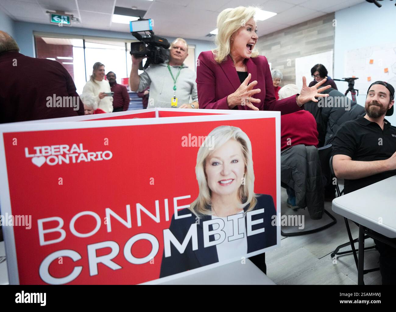 Mississauga, Canada. 30th Jan, 2025. Ontario Liberal leader Bonnie ...