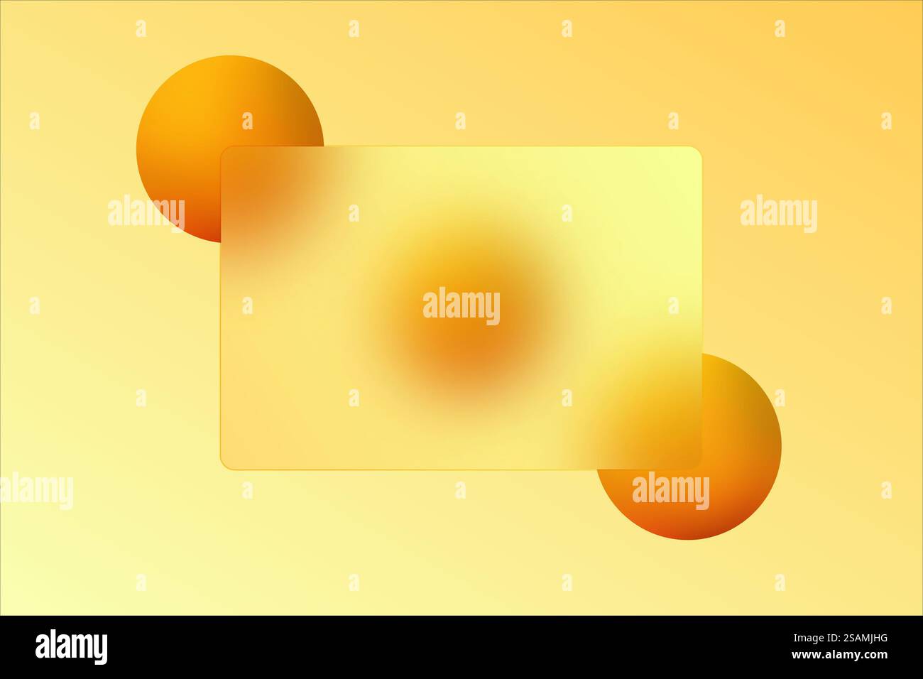 A rectangle made of clear glass with a blur effect. Glass morphism ...