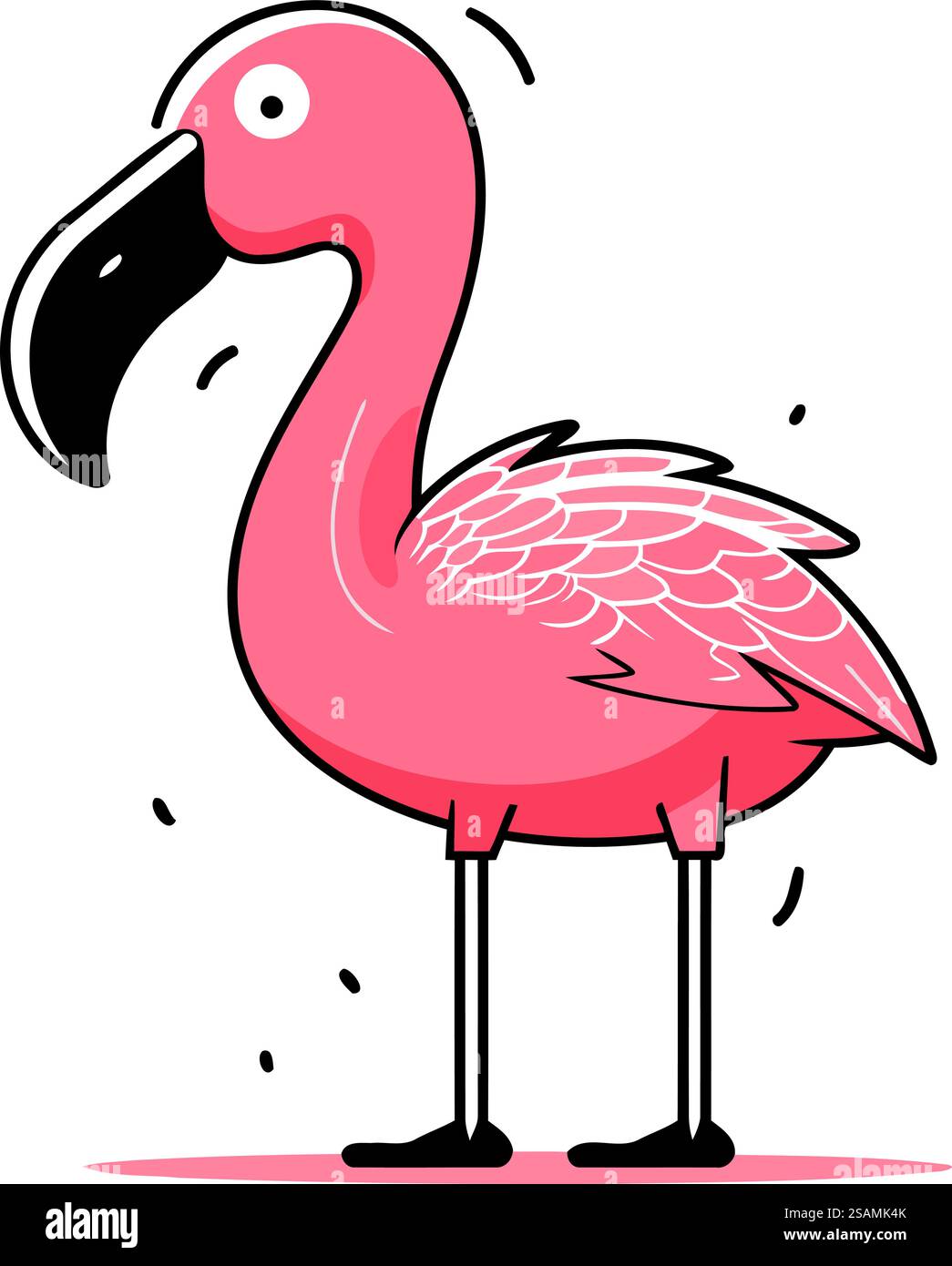 Flamingo cartoon hi-res stock photography and images - Alamy