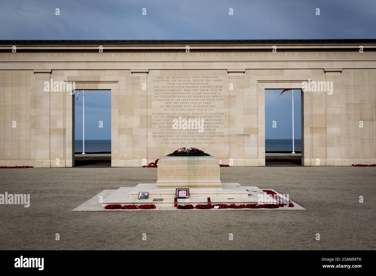 The British Normandy Memorial is a war memorial near the village of Ver ...