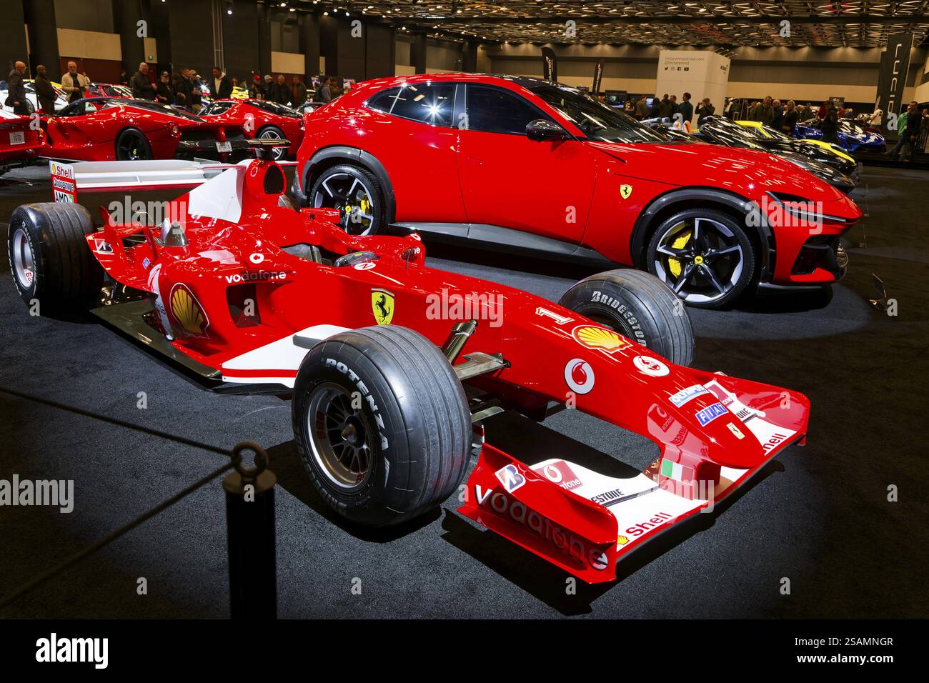 Salon Automobile 2025, Ferrari collection, Convention Centre, Montreal ...