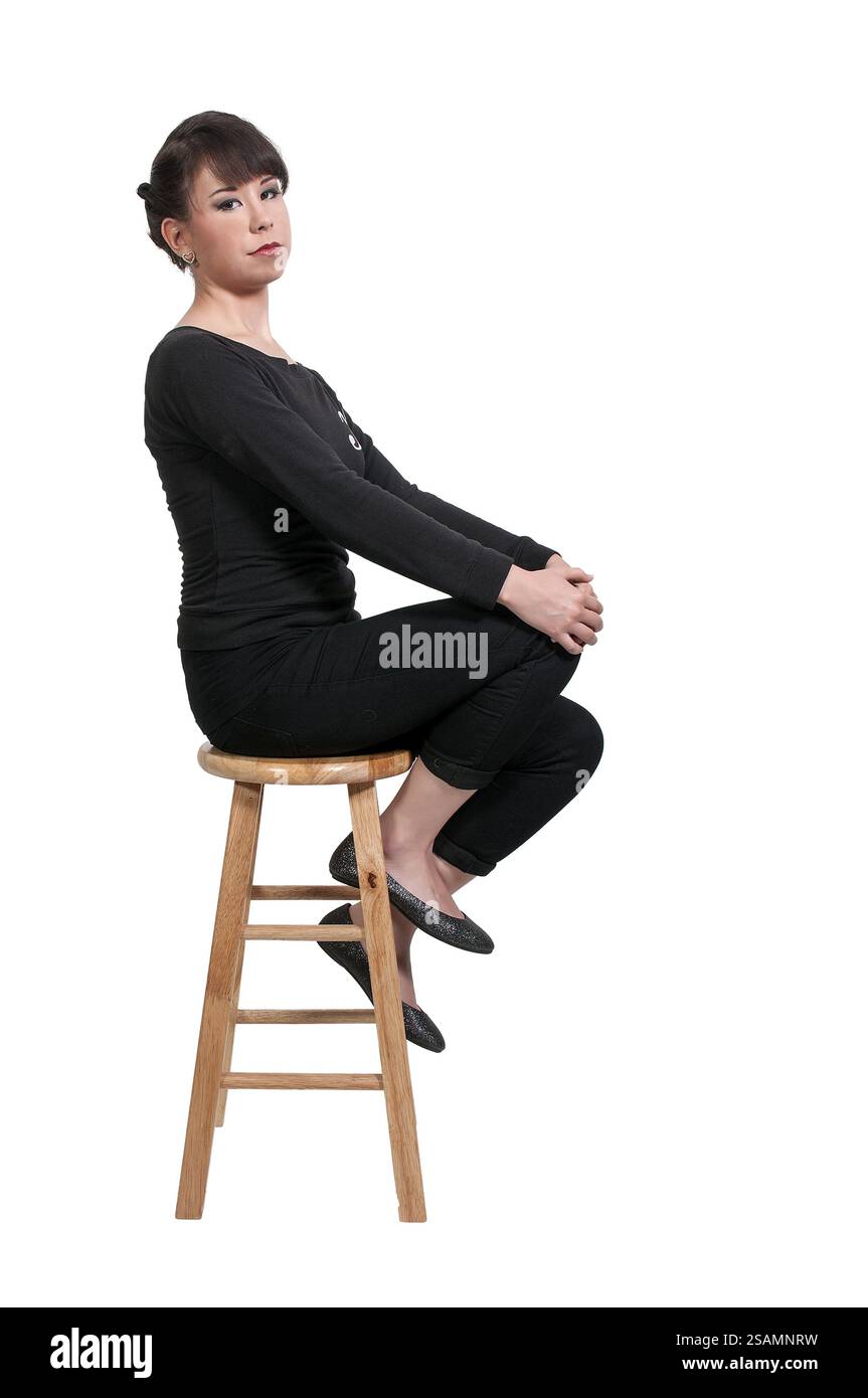 Beautiful young attractive woman movie star modeling a pose Stock Photo ...