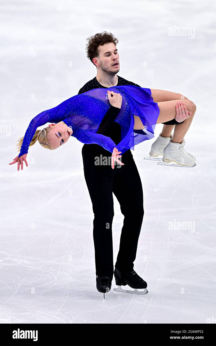 Milania VAANANEN & Filippo CLERICI (FIN), during Pairs Free Skating, at ...