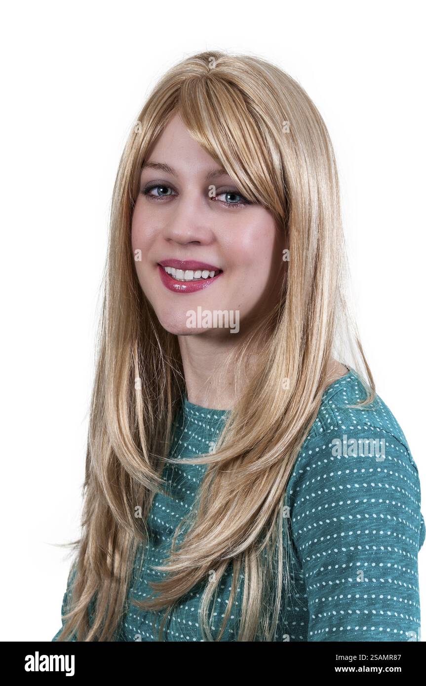 A beautiful young woman looking far away Stock Photo - Alamy