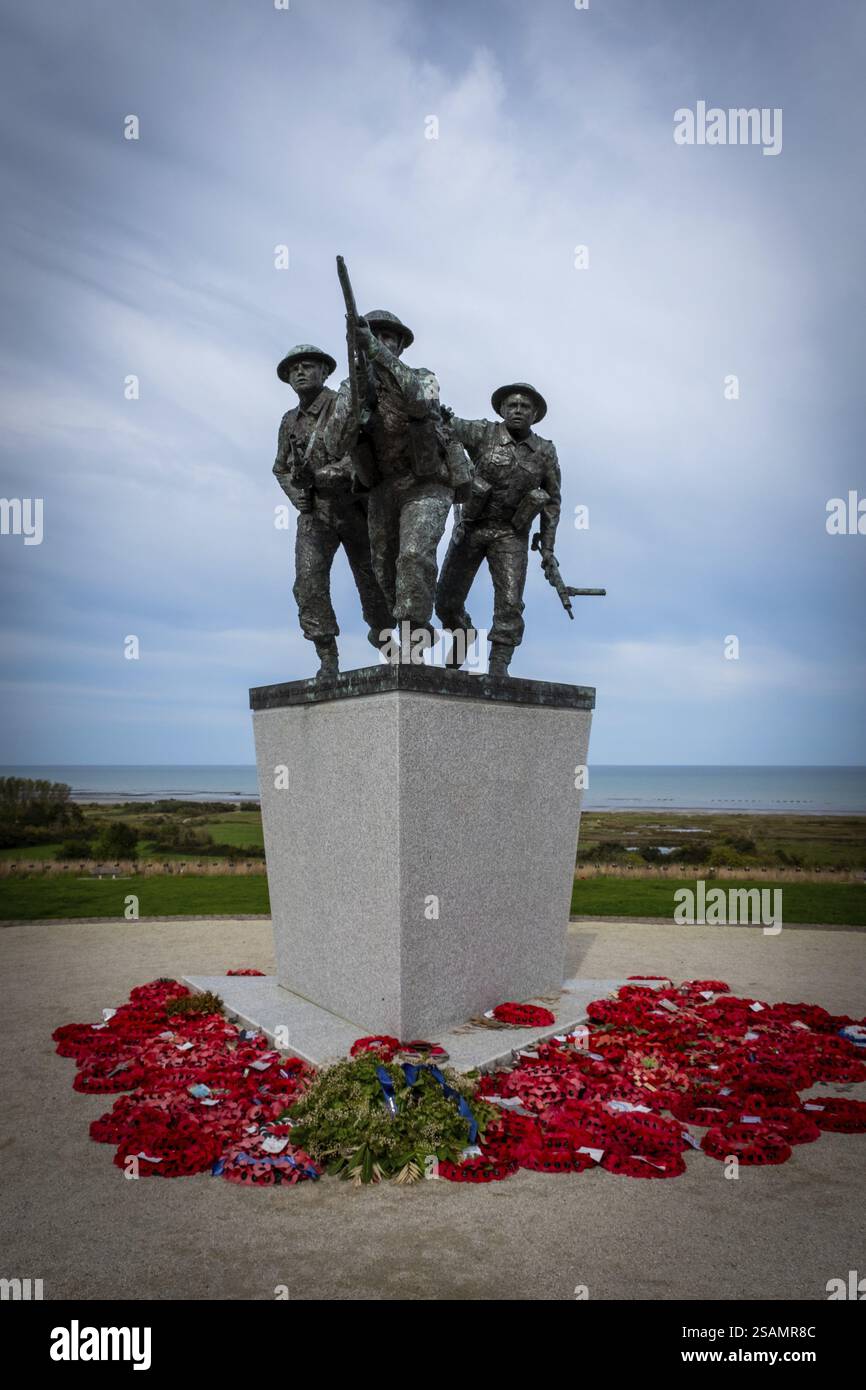 The British Normandy Memorial is a war memorial near the village of Ver ...