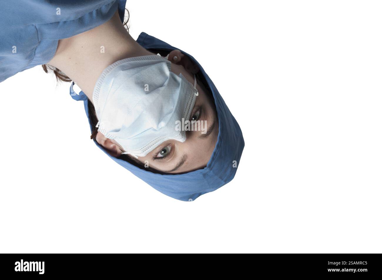 A beautiful young woman surgeon performing surgery Stock Photo - Alamy