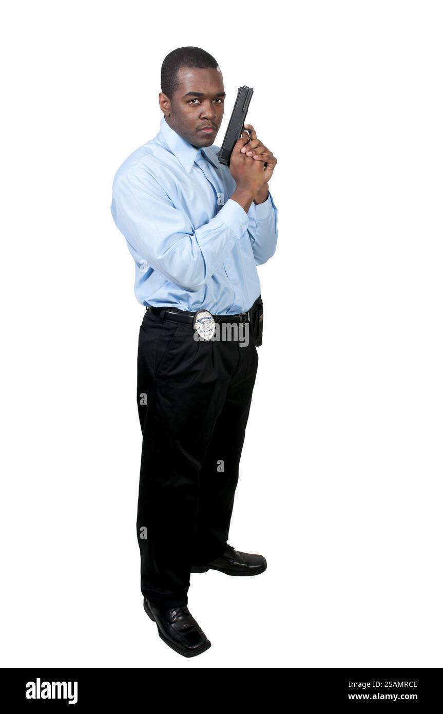 Black police uniform Cut Out Stock Images & Pictures - Alamy