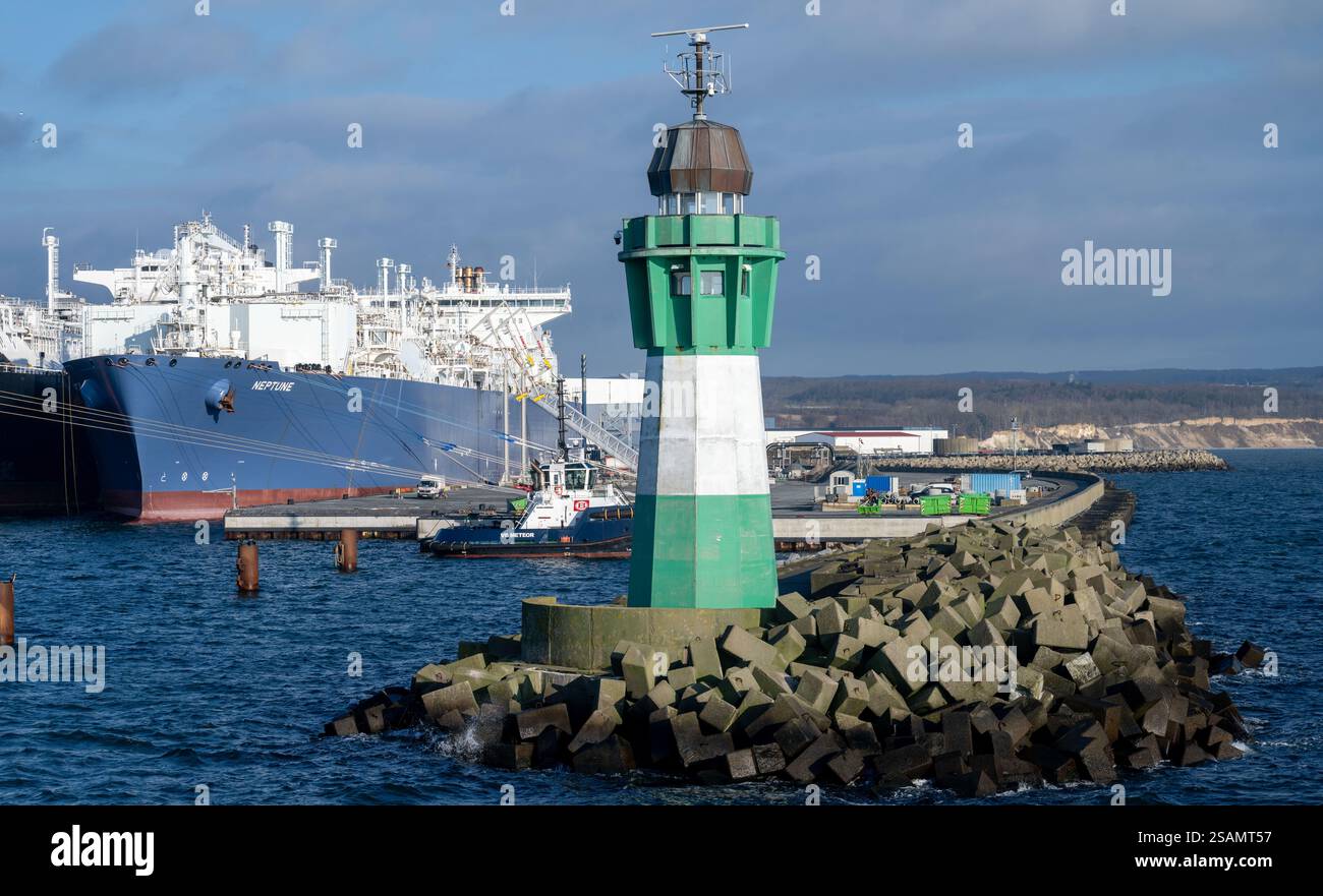 Mukran, Germany. 24th Jan, 2025. The regasification ship (Floating ...