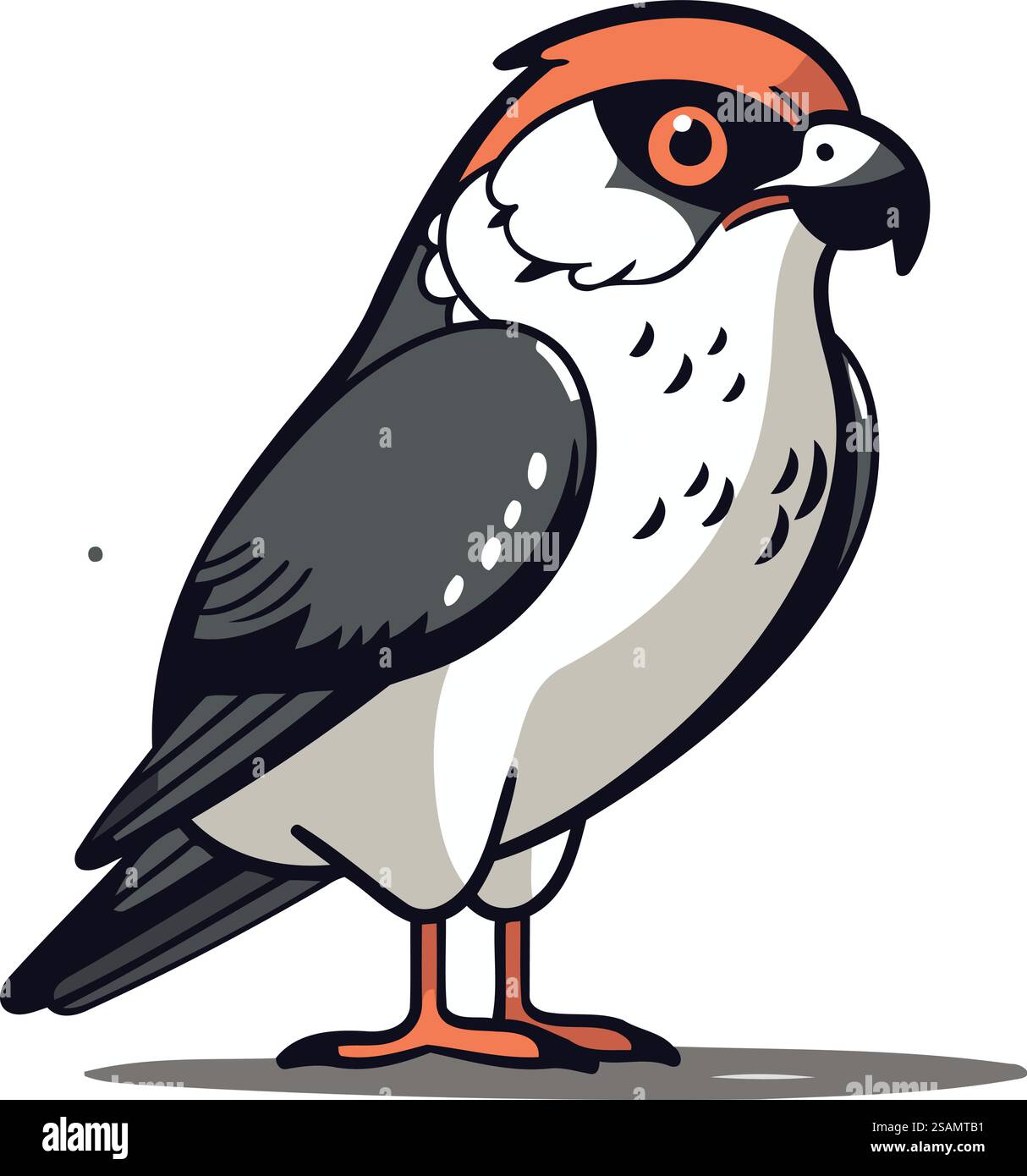 Falcon bird clipart Cut Out Stock Images & Pictures - Alamy