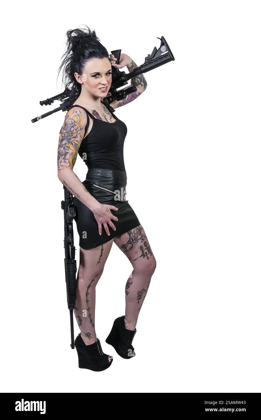 Automated rifle Cut Out Stock Images & Pictures - Alamy