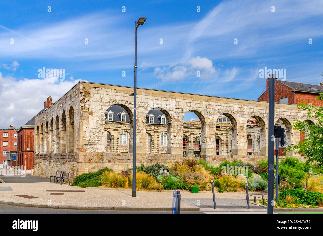 Remains of convent Grey Nuns Square des Soeurs Grises ancient monastery ...